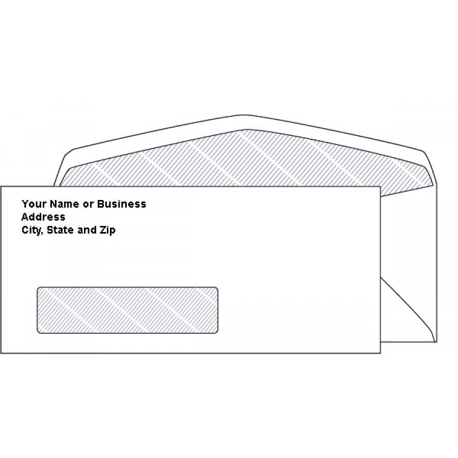 #9 White Printed Window Envelopes - LaserGrafix Printing